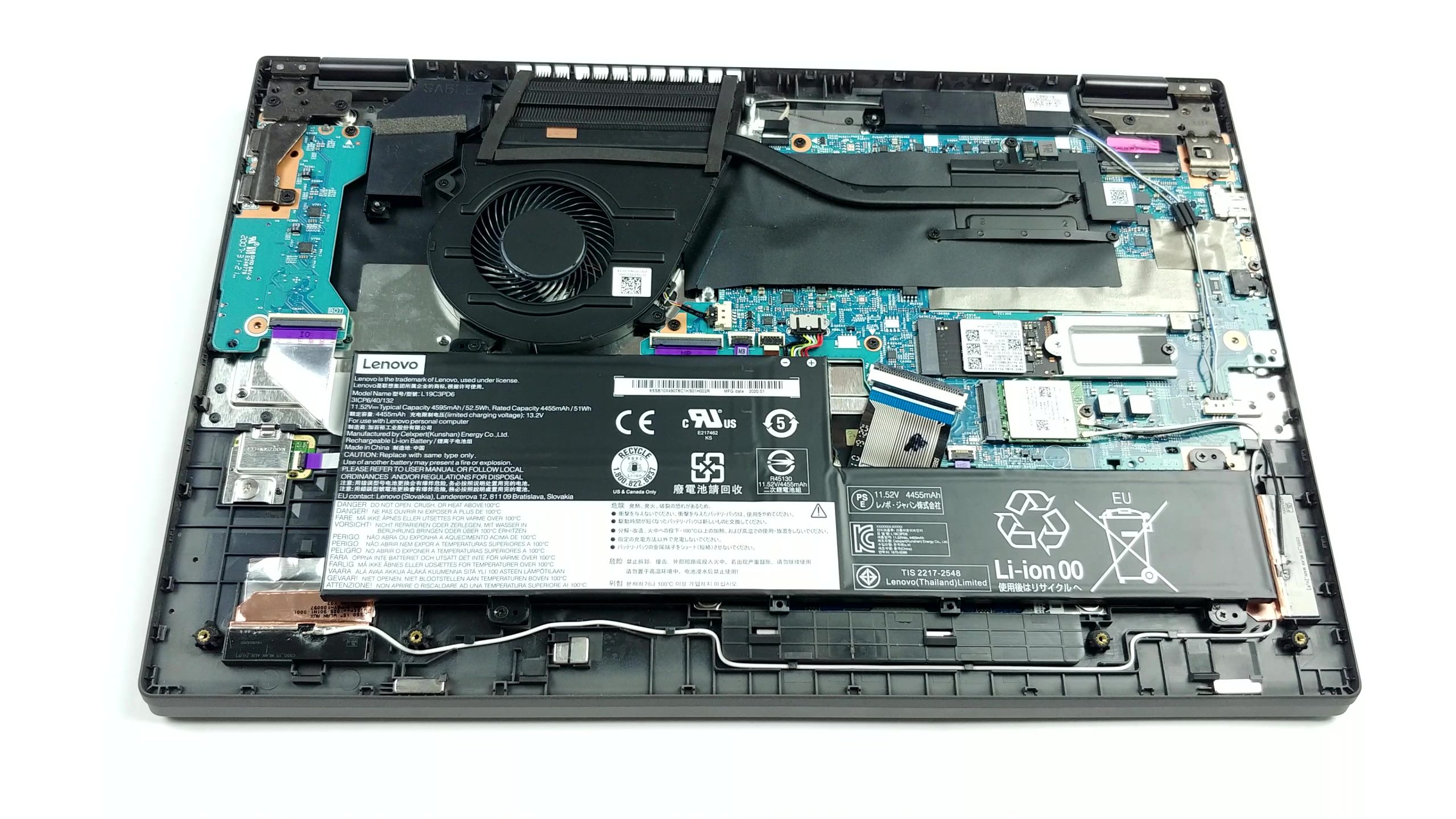 Inside Lenovo Ideapad Flex 5 (15) - disassembly and upgrade options ...