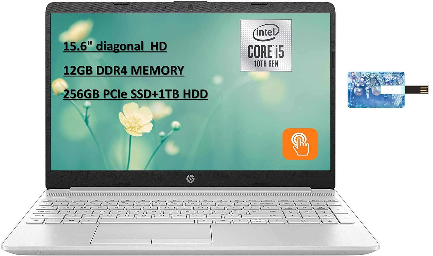 HP 15 (15-dw) · i5-1035G1 · UHD Graphics G1 · 15.6”, HD (1366 x 768 ...