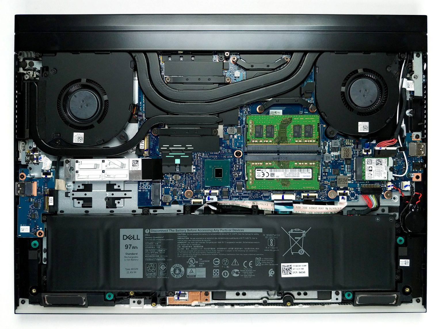Inside Dell G7 17 7700 - disassembly and upgrade options | LaptopMedia ...