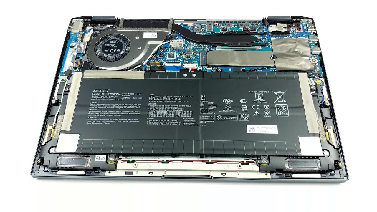 Inside ASUS ZenBook Flip 13 UX363 - disassembly and upgrade options ...