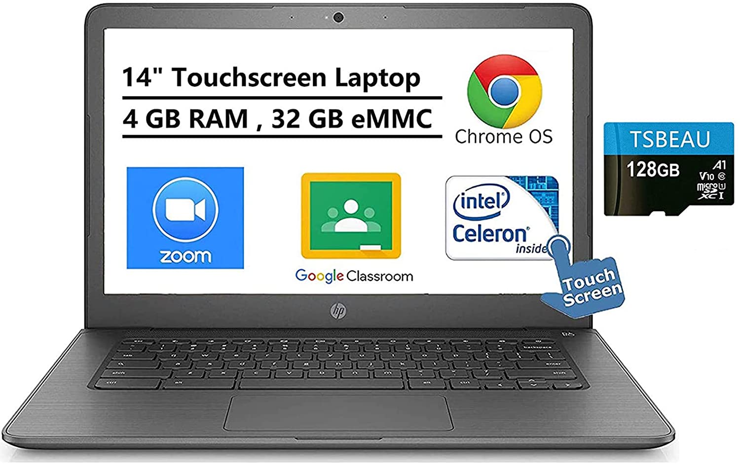 HP Chromebook 14 (14-ca061dx) - Celeron N3350 · HD Graphics 500 · 14.0 ...