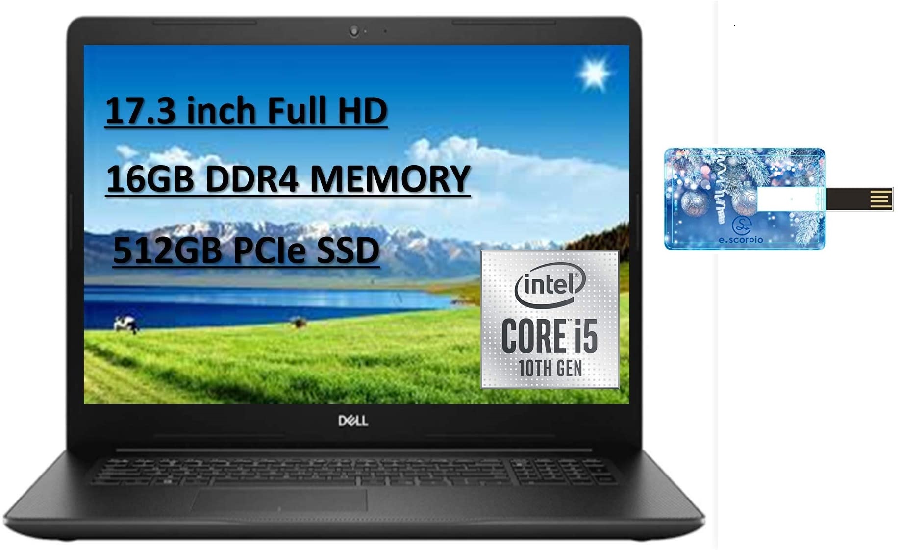 Dell Inspiron 17 3793 - i7-1065G7 · Iris Plus Graphics G7 · 17.3”, Full ...