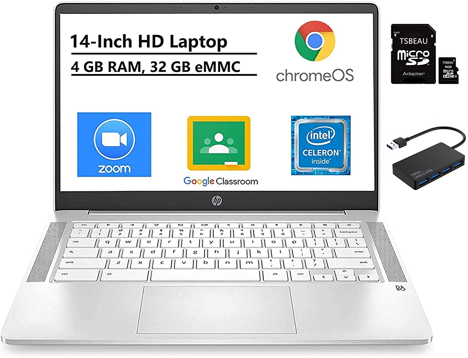 HP Chromebook 14 - Celeron N4000 · UHD Graphics 600 · 14.0”, Full HD ...