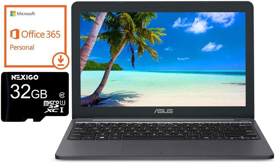 ASUS VivoBook E12 E203 - Celeron N4000 · UHD Graphics 600 · 11.6”, HD ...
