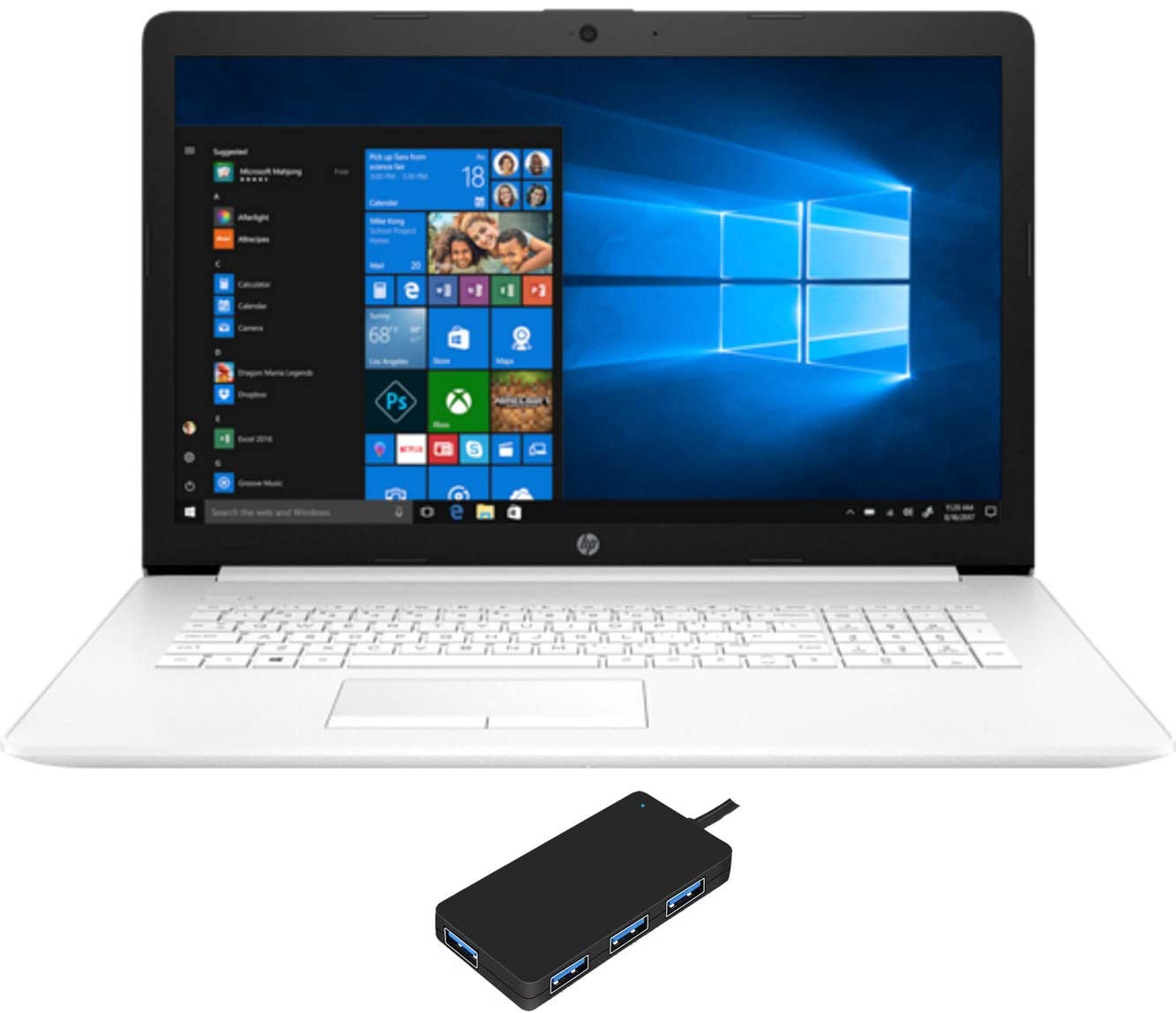 HP 17 (17-ca2000) · 3150U · Radeon RX Vega 3 · 17.3”, HD+ (1600 x 900 ...