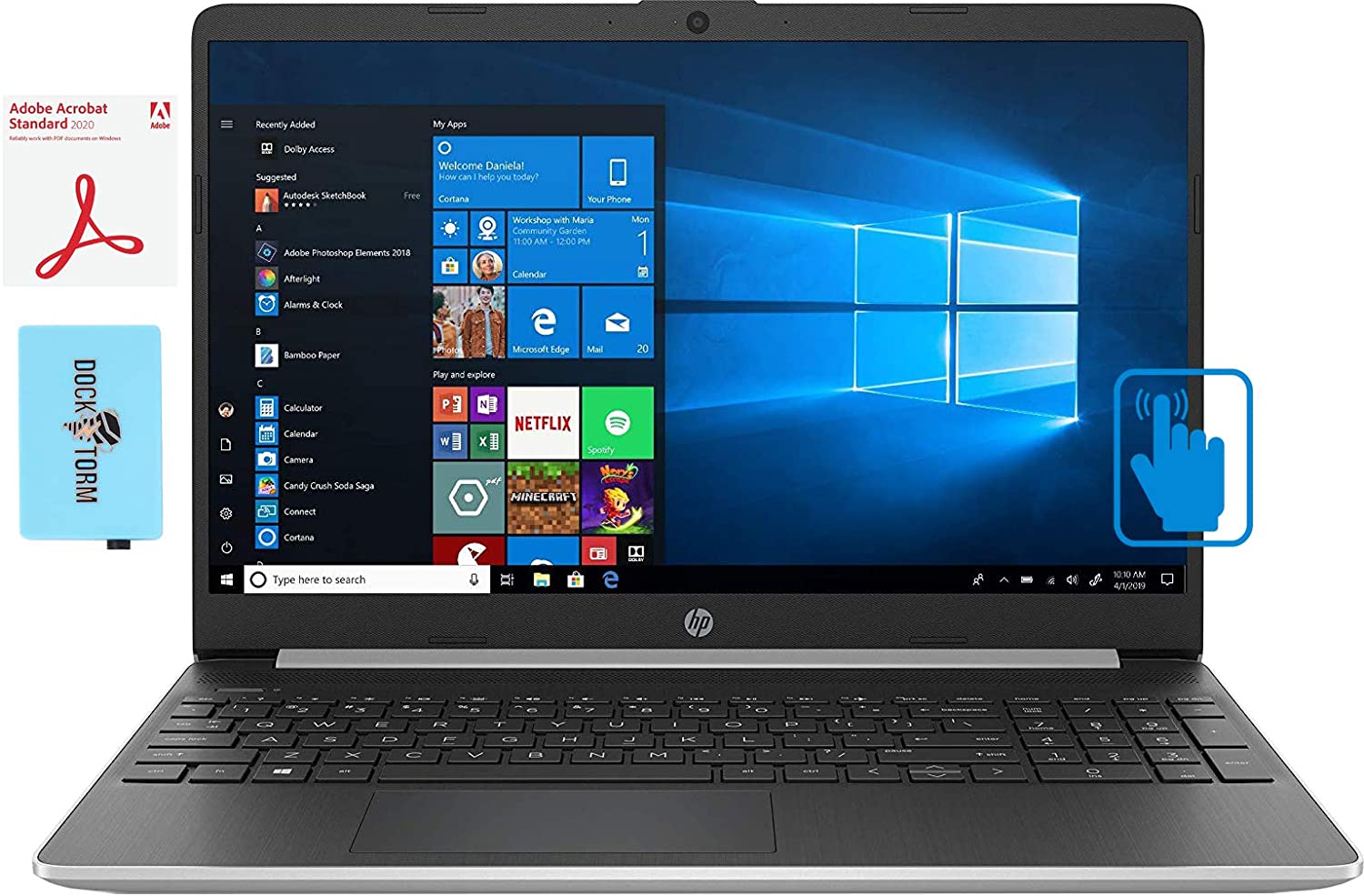 HP 15 - i5-1035G1 · Intel UHD Graphics · 15.6”, HD (1366 x 768), TN ...