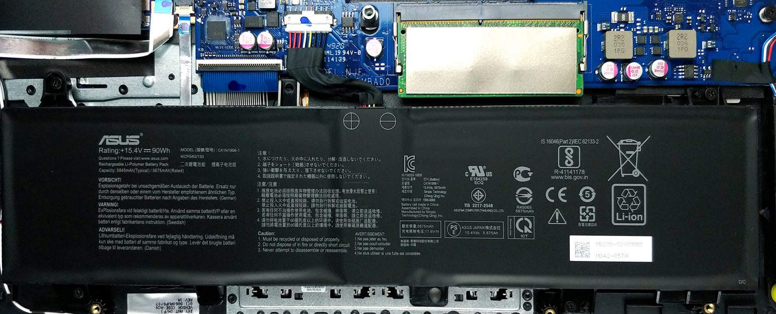 Inside ASUS TUF A17 (FA706) 2021 - disassembly and upgrade options ...