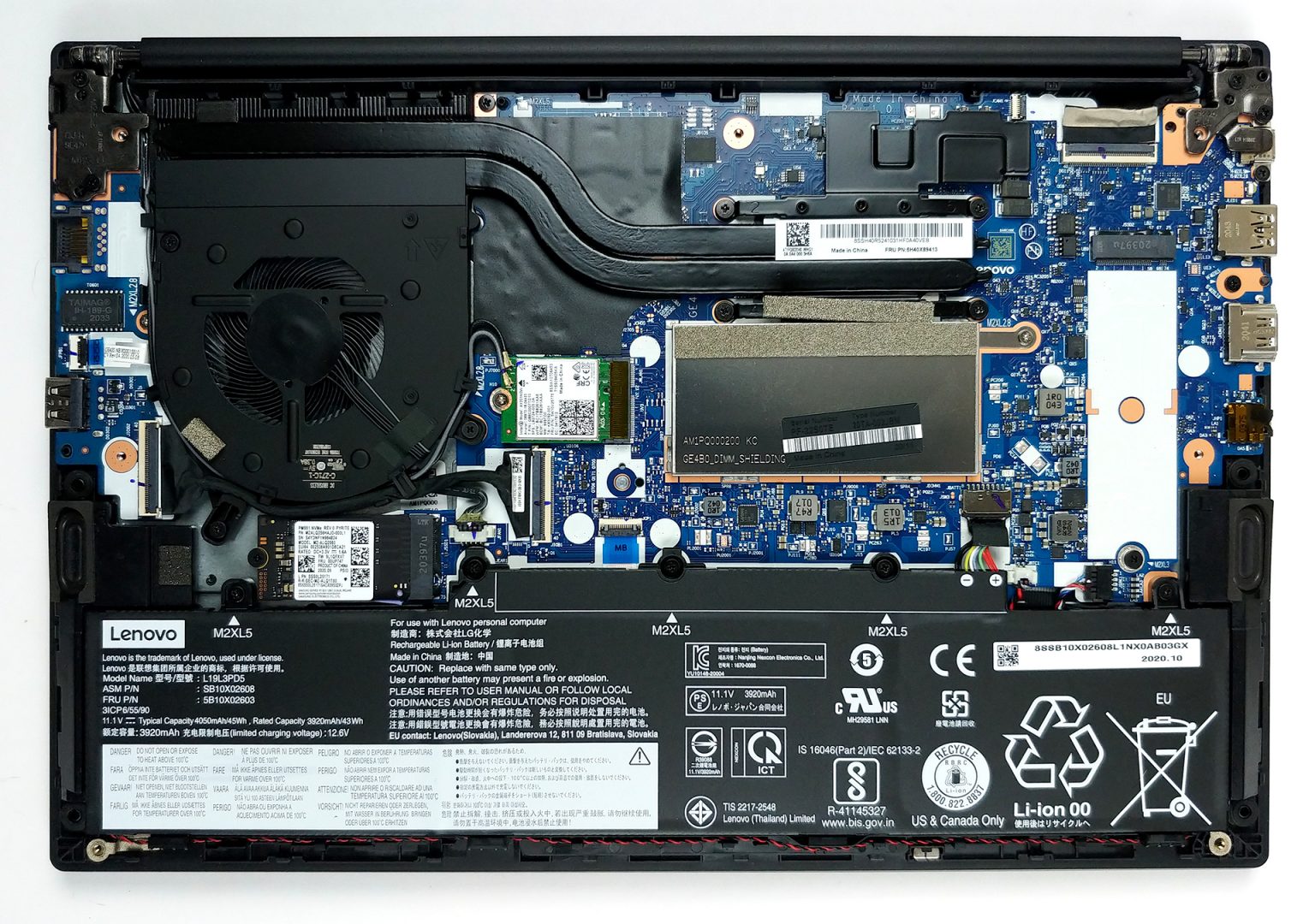 Inside Lenovo ThinkPad E14 Gen 2 - disassembly and upgrade options ...