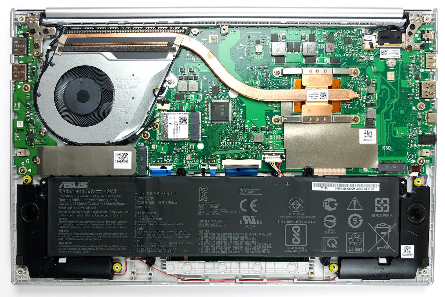 Inside ASUS VivoBook M413 - disassembly and upgrade options ...