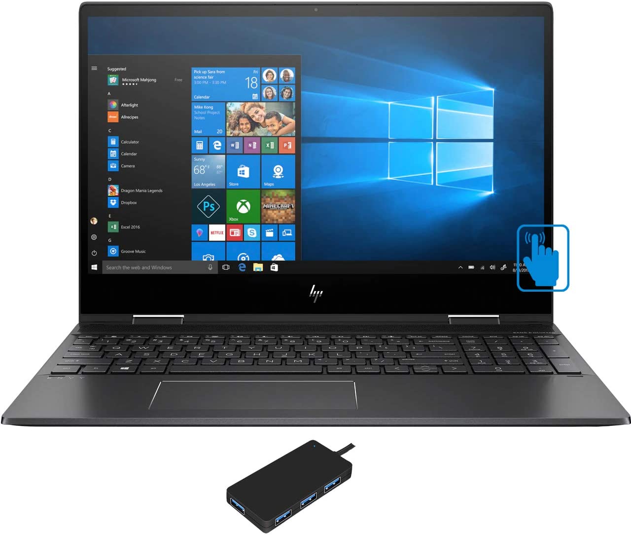 HP Envy x360 15 - Ryzen 7 4700U · RX Vega 7 15W · 15.6”, Full HD (1920 ...