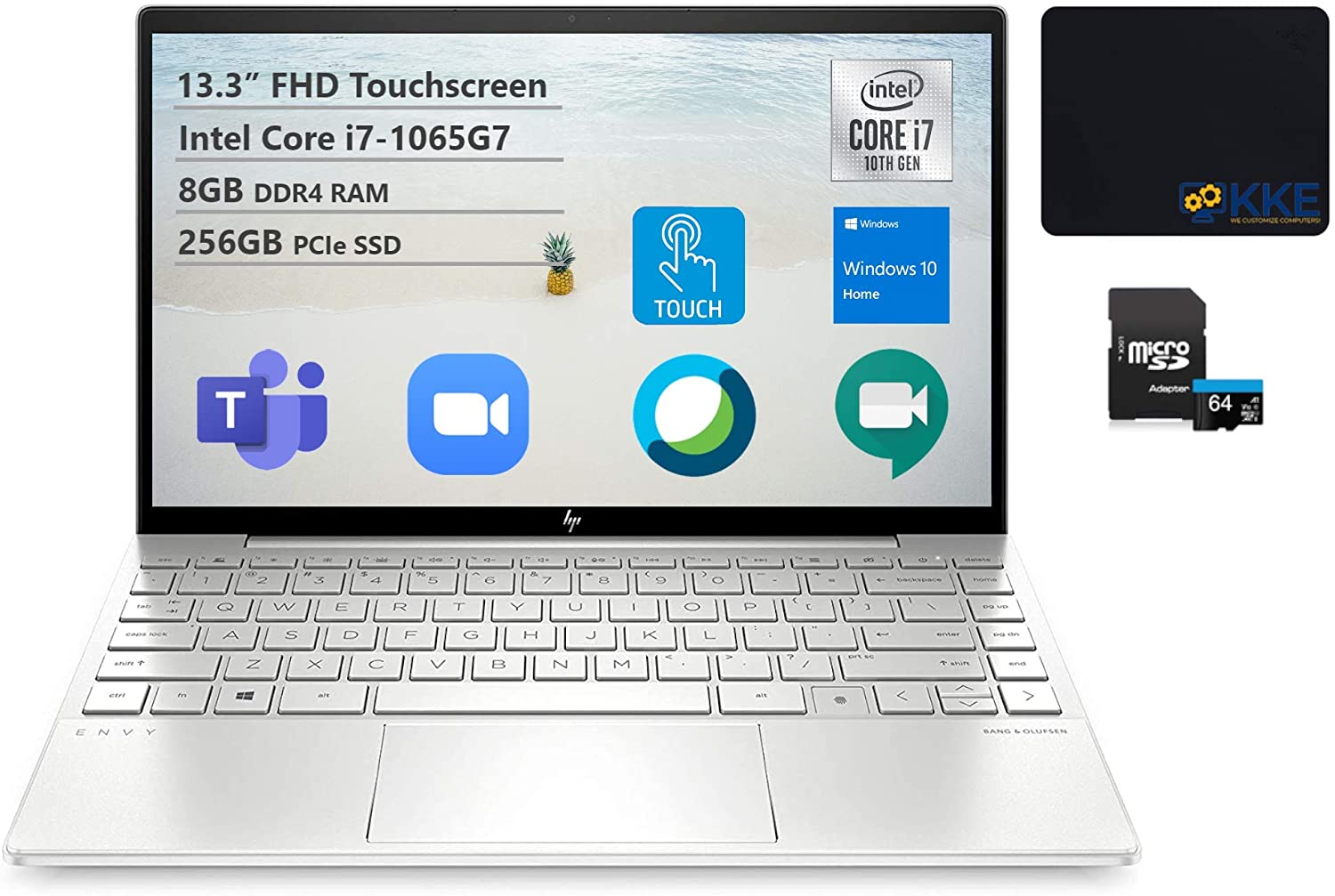 HP ENVY 13 - i7-1065G7 · Iris Plus Graphics G7 · 13.3”, Full HD (1920 x ...