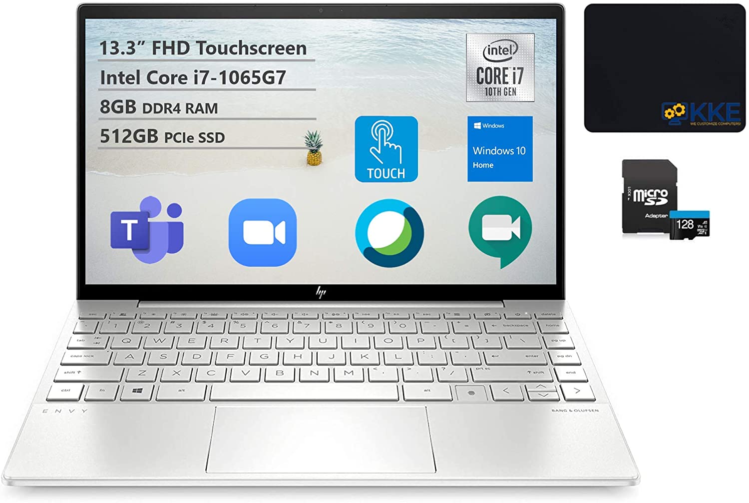 HP ENVY 13 - i7-1065G7 · Iris Plus Graphics G7 · 13.3”, Full HD (1920 x ...