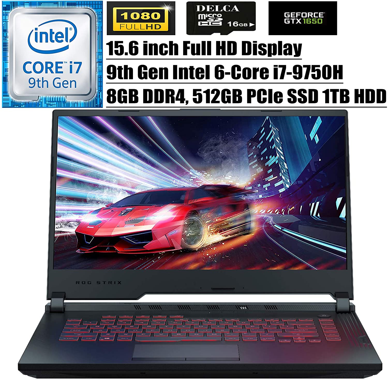 ASUS ROG G531 - i7-9750H · GTX 1650 · 15.6”, Full HD (1920 x 1080), IPS ...