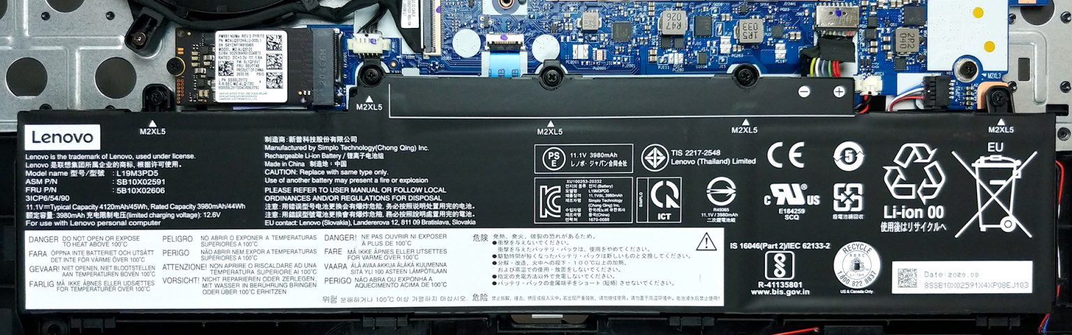 Inside Lenovo ThinkPad E15 Gen 2 - disassembly and upgrade options ...