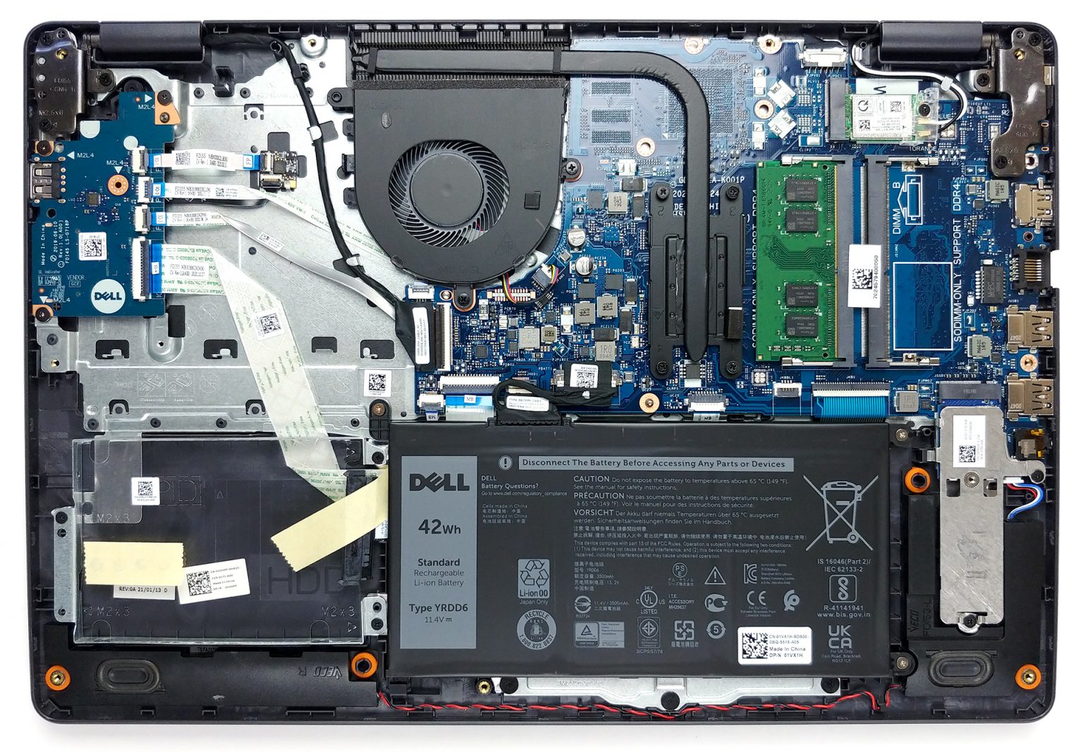 Inside Dell Inspiron 15 3505 - disassembly and upgrade options ...