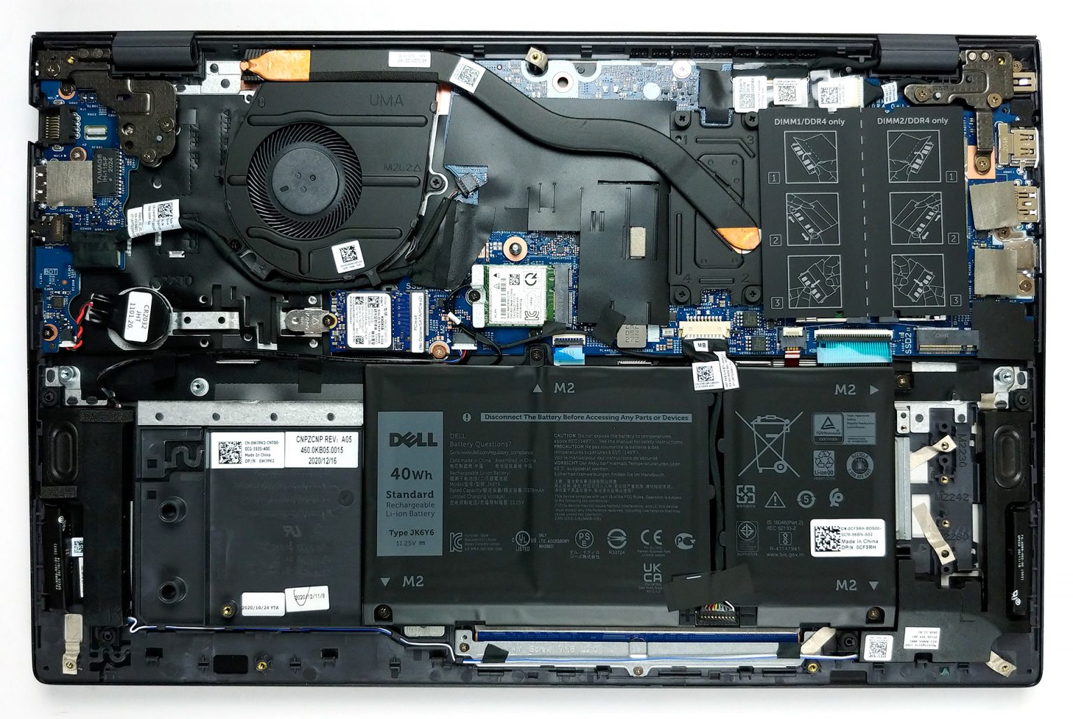 Inside Dell Vostro 15 5502 - disassembly and upgrade options ...