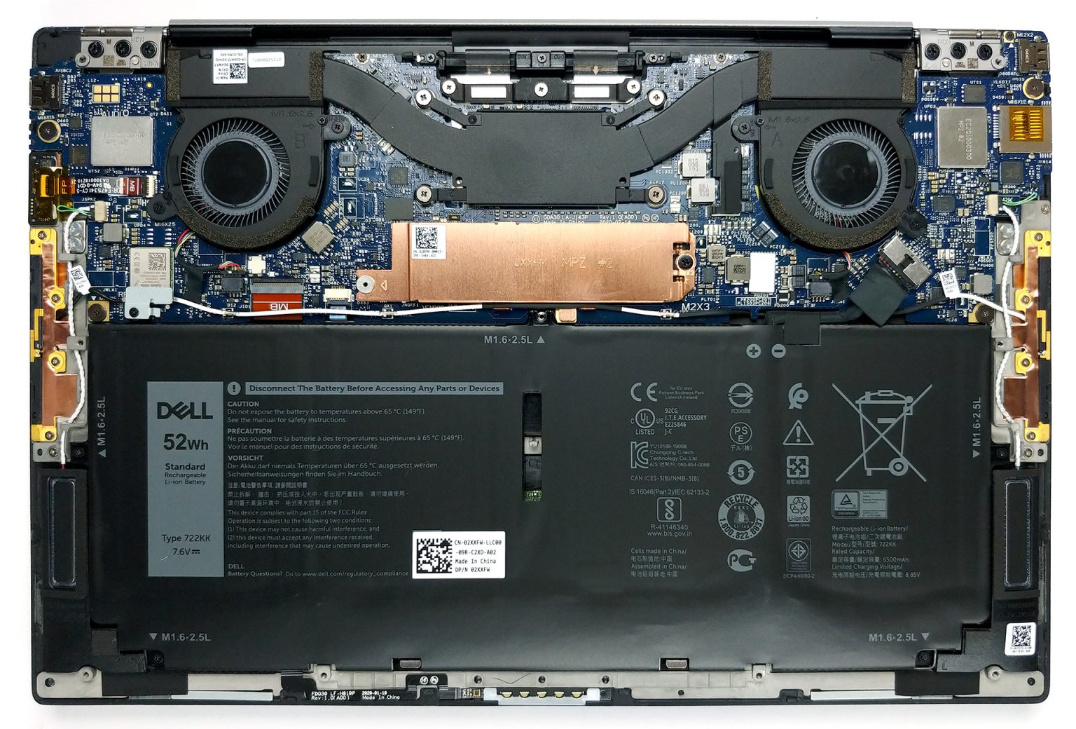 Inside Dell XPS 13 9310 - disassembly and upgrade options | LaptopMedia.com