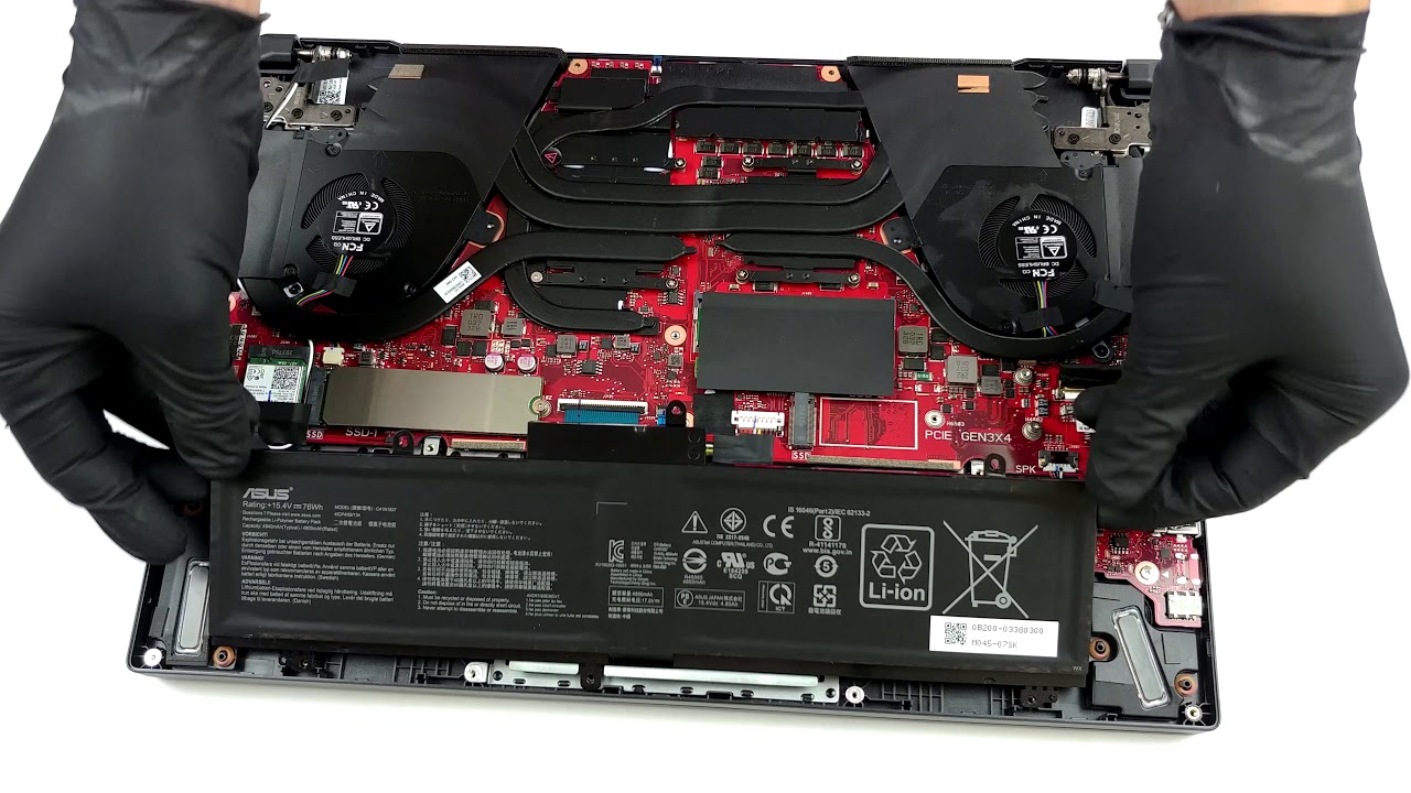 Inside ASUS TUF Dash F15 (FX516) - disassembly and upgrade options ...