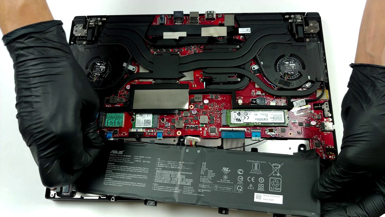 Inside ASUS ROG Zephyrus Duo 15 SE (GX551) - disassembly and upgrade ...