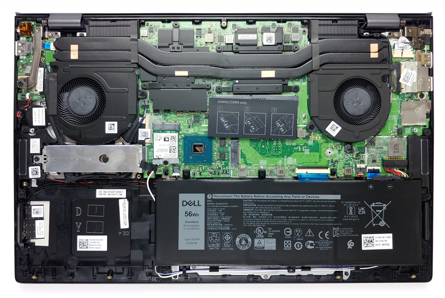 Inside Dell Vostro 15 7500 - disassembly and upgrade options ...