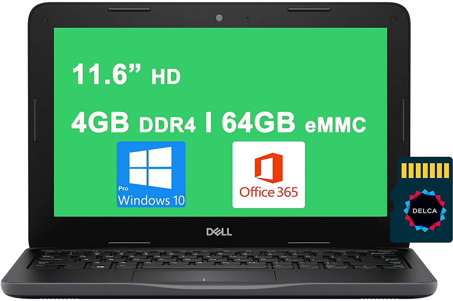 Dell Latitude 11 3190 · Celeron N4120 · UHD Graphics 600 · 11.6”, HD ...