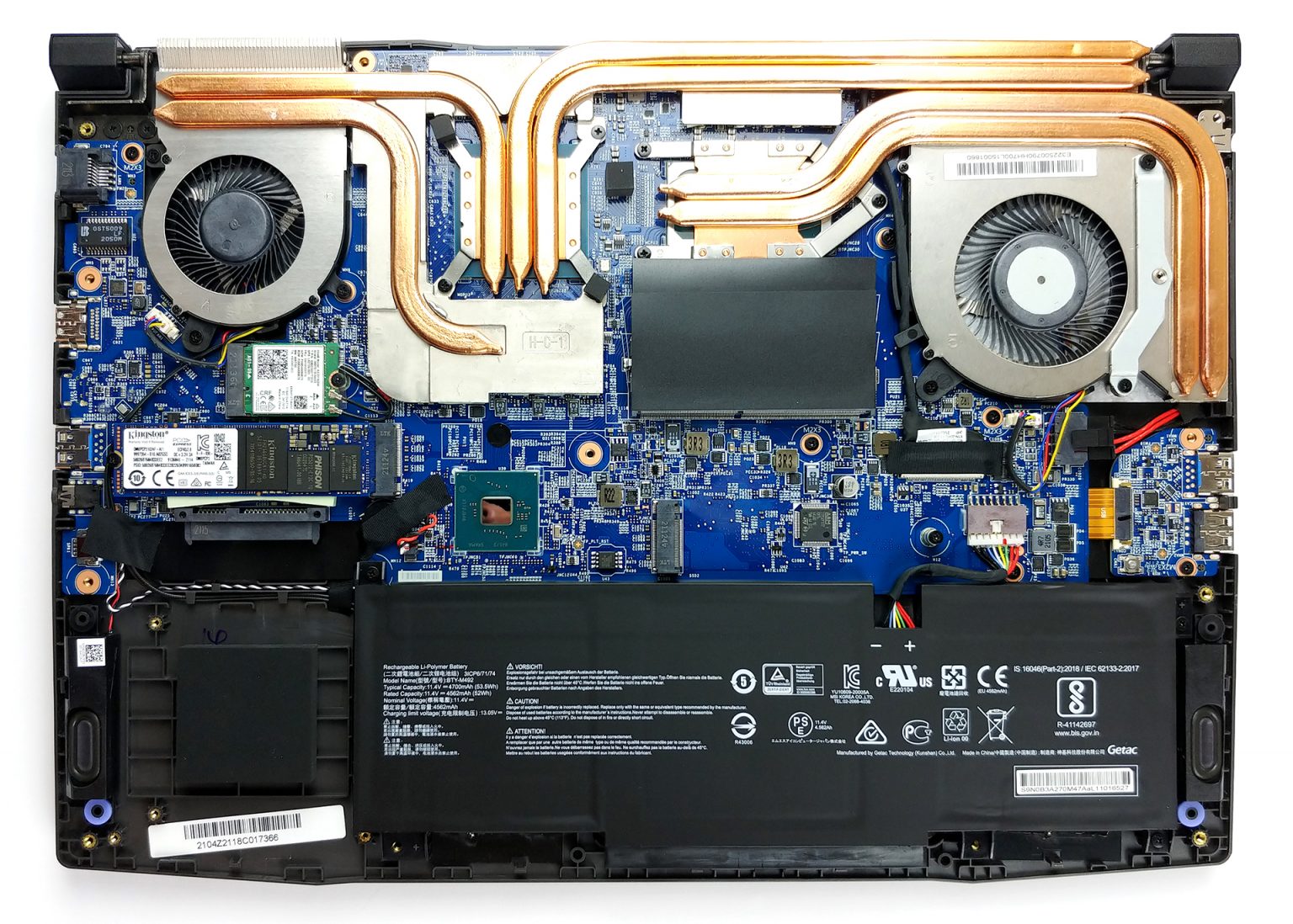 Inside MSI Pulse GL66 - disassembly and upgrade options | LaptopMedia.com
