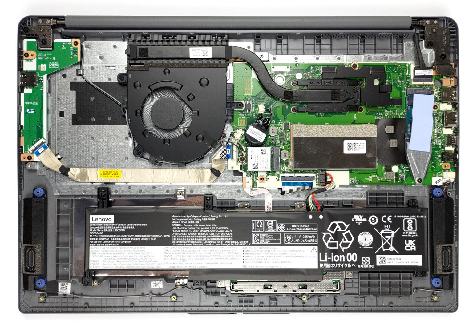 Inside Lenovo IdeaPad 3 (17", 2021) - disassembly and upgrade options ...
