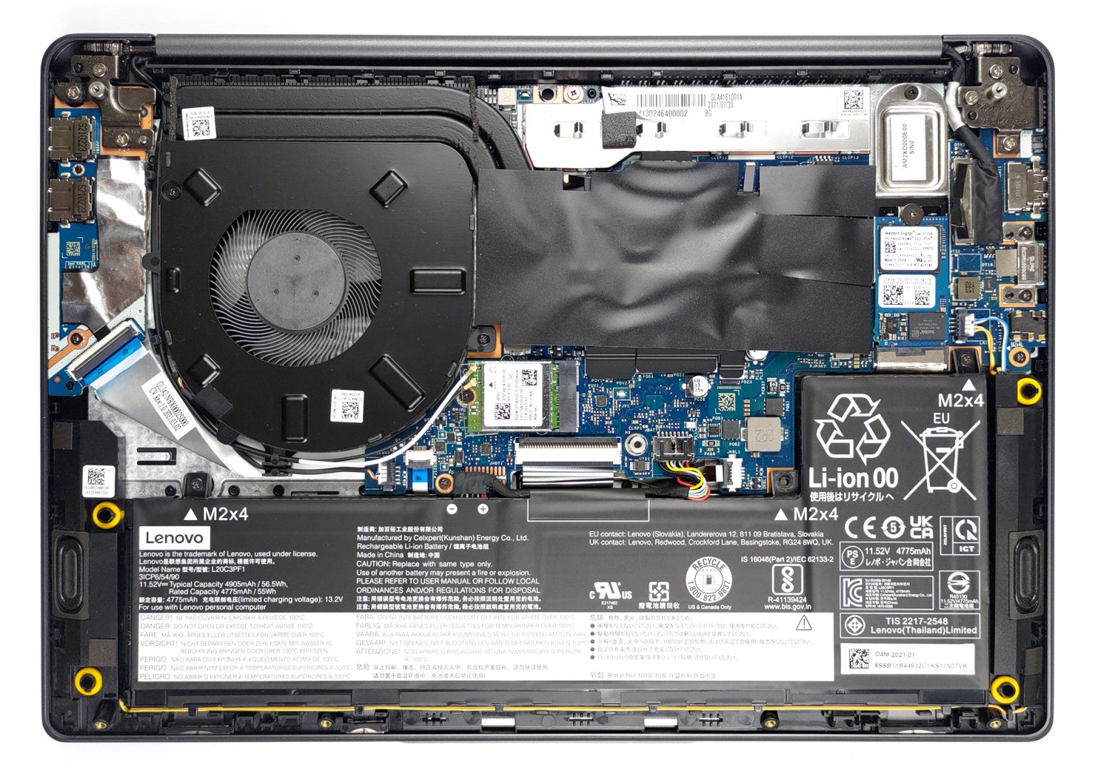 Inside Lenovo IdeaPad 5 Pro (14") - disassembly and upgrade options ...