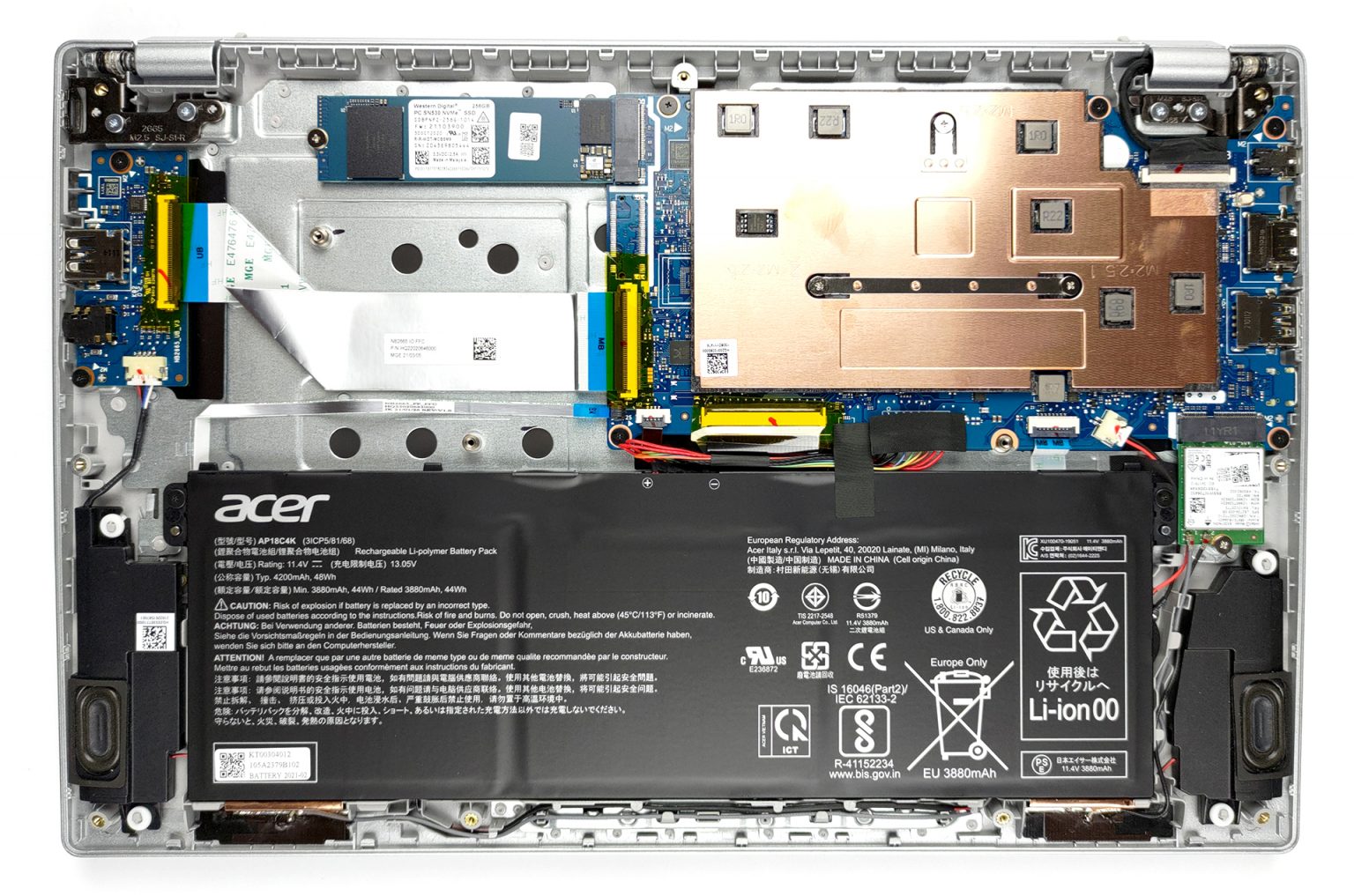Inside Acer Swift 1 (SF114-34) - disassembly and upgrade options ...
