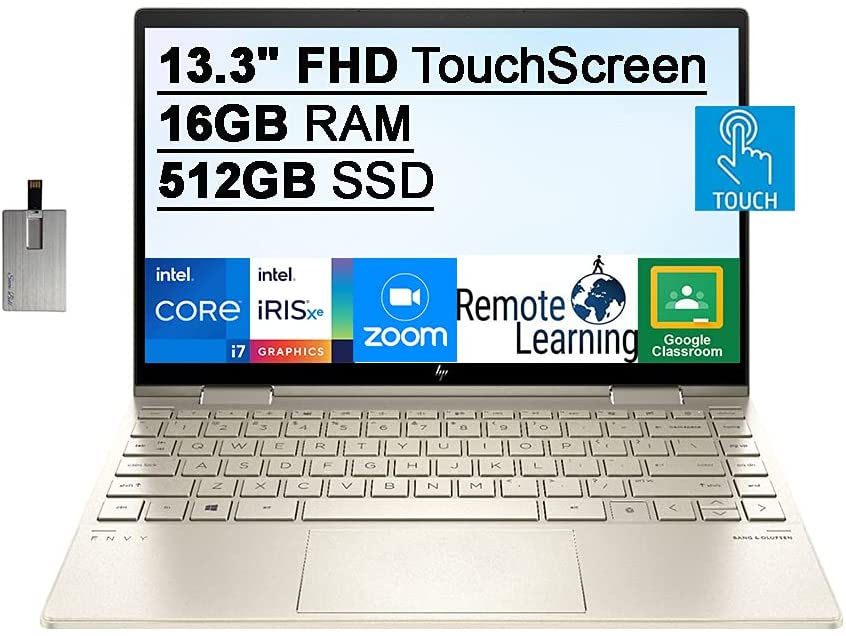 HP ENVY x360 13 - i7-1165G7 · Xe Graphics G7 · 13.3”, Full HD (1920 x ...