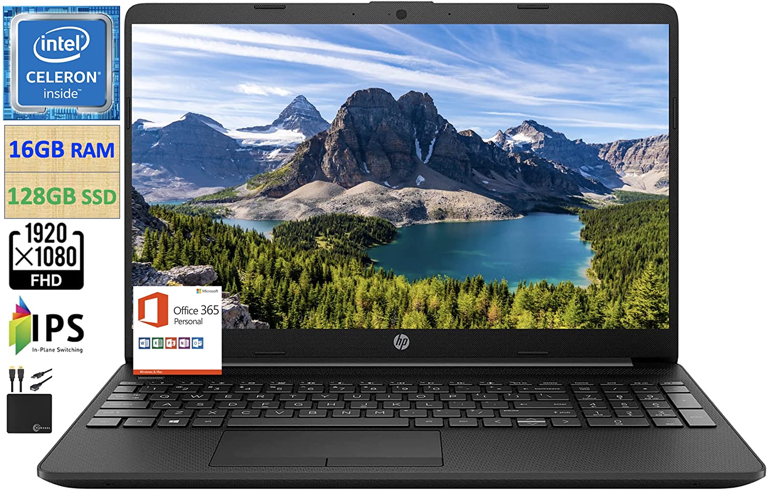 HP 15 - Celeron N4020 · UHD Graphics 600 · 15.6”, Full HD (1920 x 1080 ...