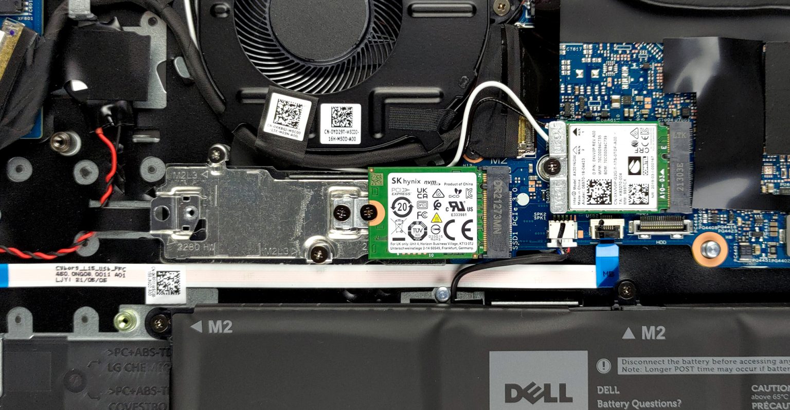 Inside Dell Latitude 15 3520 - disassembly and upgrade options | LaptopMedia.com