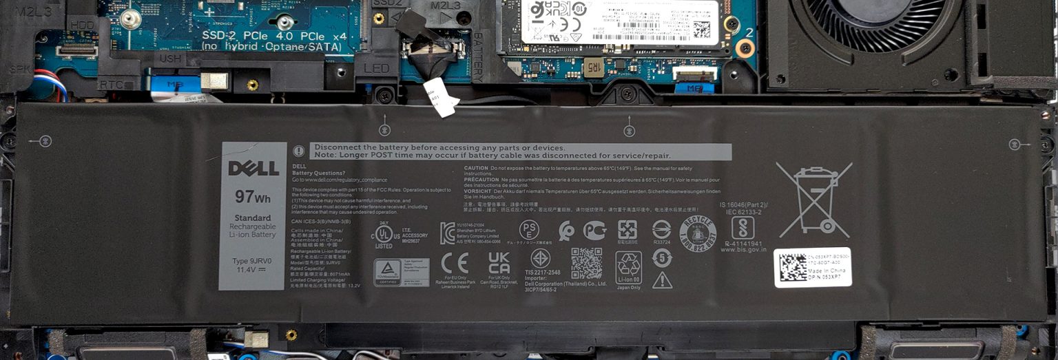 Dell Precision 15 3561 review - can the cooling cope with the powerful ...