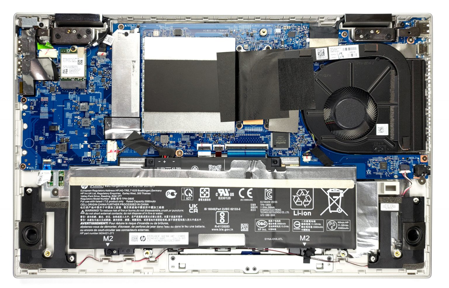 Inside HP Pavilion x360 15 (15-er0000) - disassembly and upgrade ...