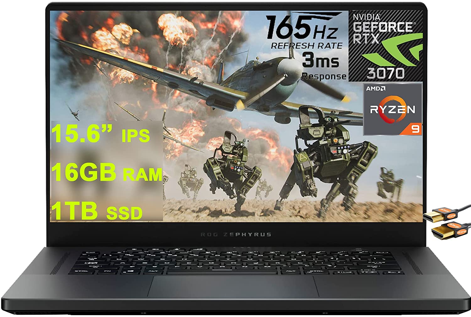 ASUS ROG Zephyrus G15 GA503 - i9-10885H · RTX 3070 100W · 15.6”, QHD ...