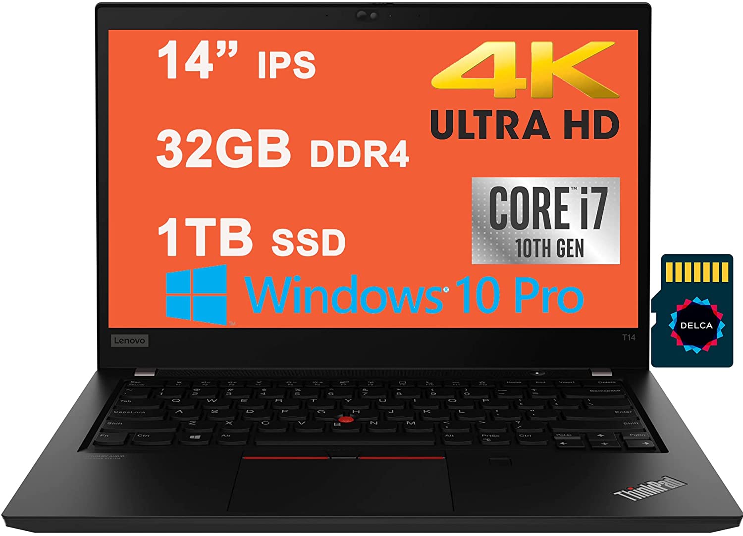 Lenovo ThinkPad T14 Gen 1 · i7-10610U · Intel UHD Graphics · 14.0”, 4K ...