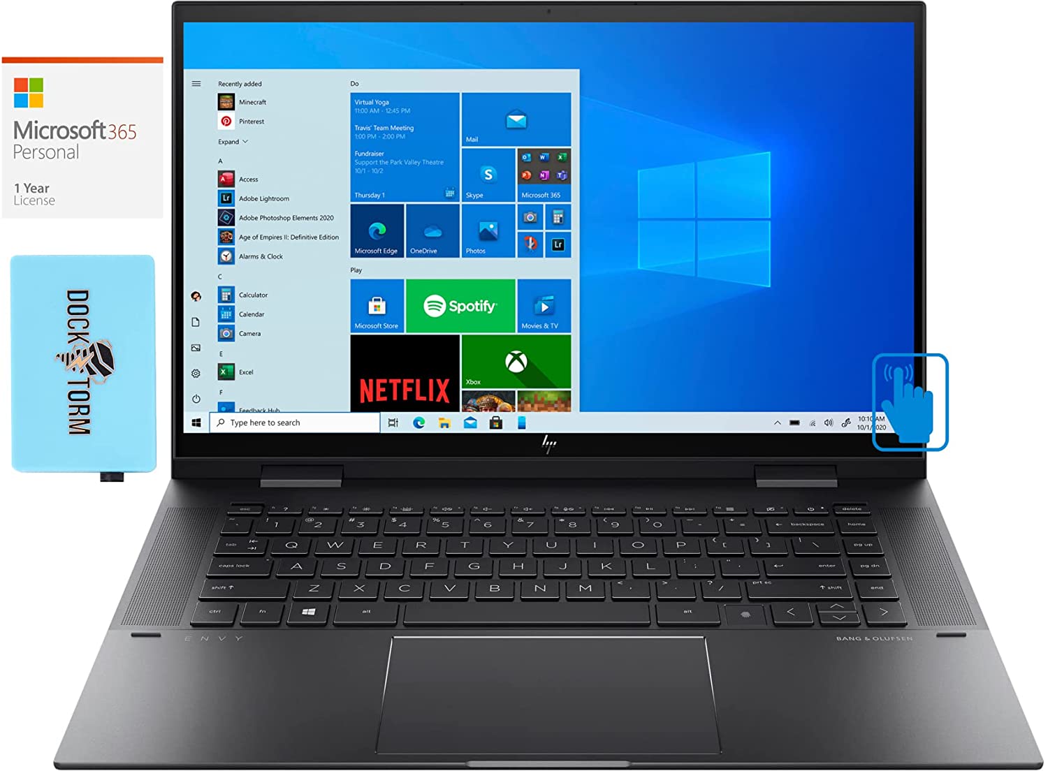 HP ENVY x360 15 - Ryzen 5 5500U · RX Vega 7 15W · 15.6”, Full HD (1920 ...