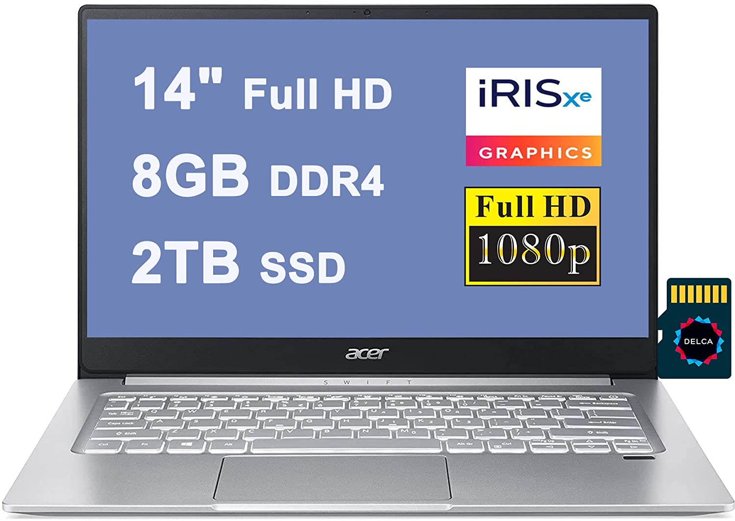 Acer Swift 3 - i7-1165G7 · Xe Graphics G7 · 14.0”, Full HD (1920 x 1080 ...
