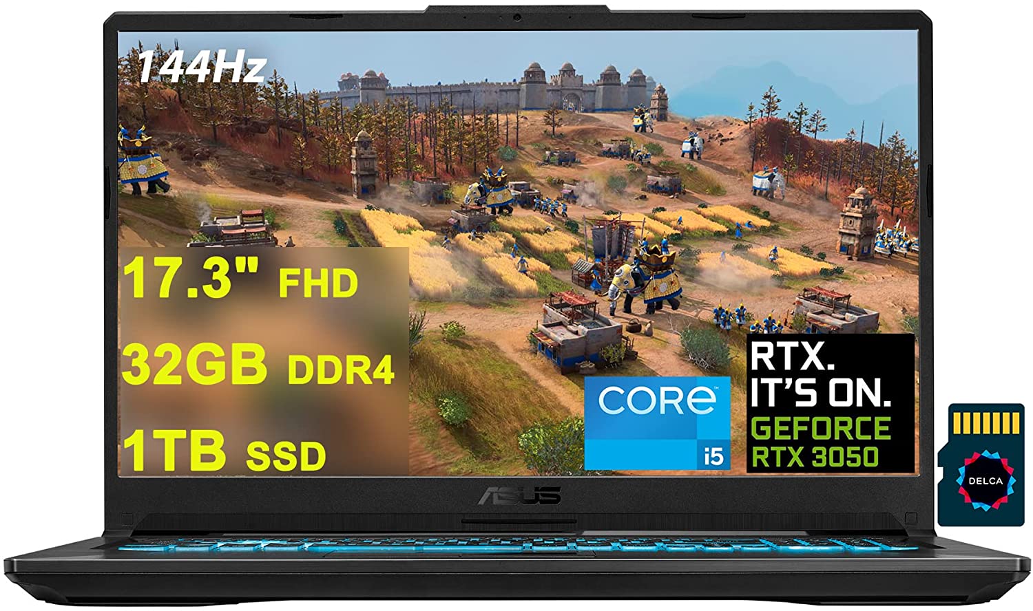 ASUS TUF Gaming F17 - i5-11260H · rtx 3050 75W · 17.3”, Full HD (1920 x ...
