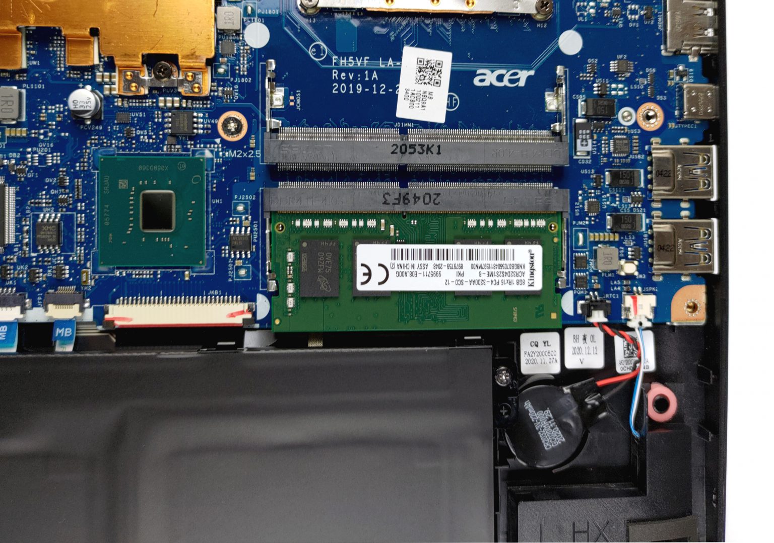 Inside Acer Aspire 7 (A715-75G) - disassembly and upgrade options ...