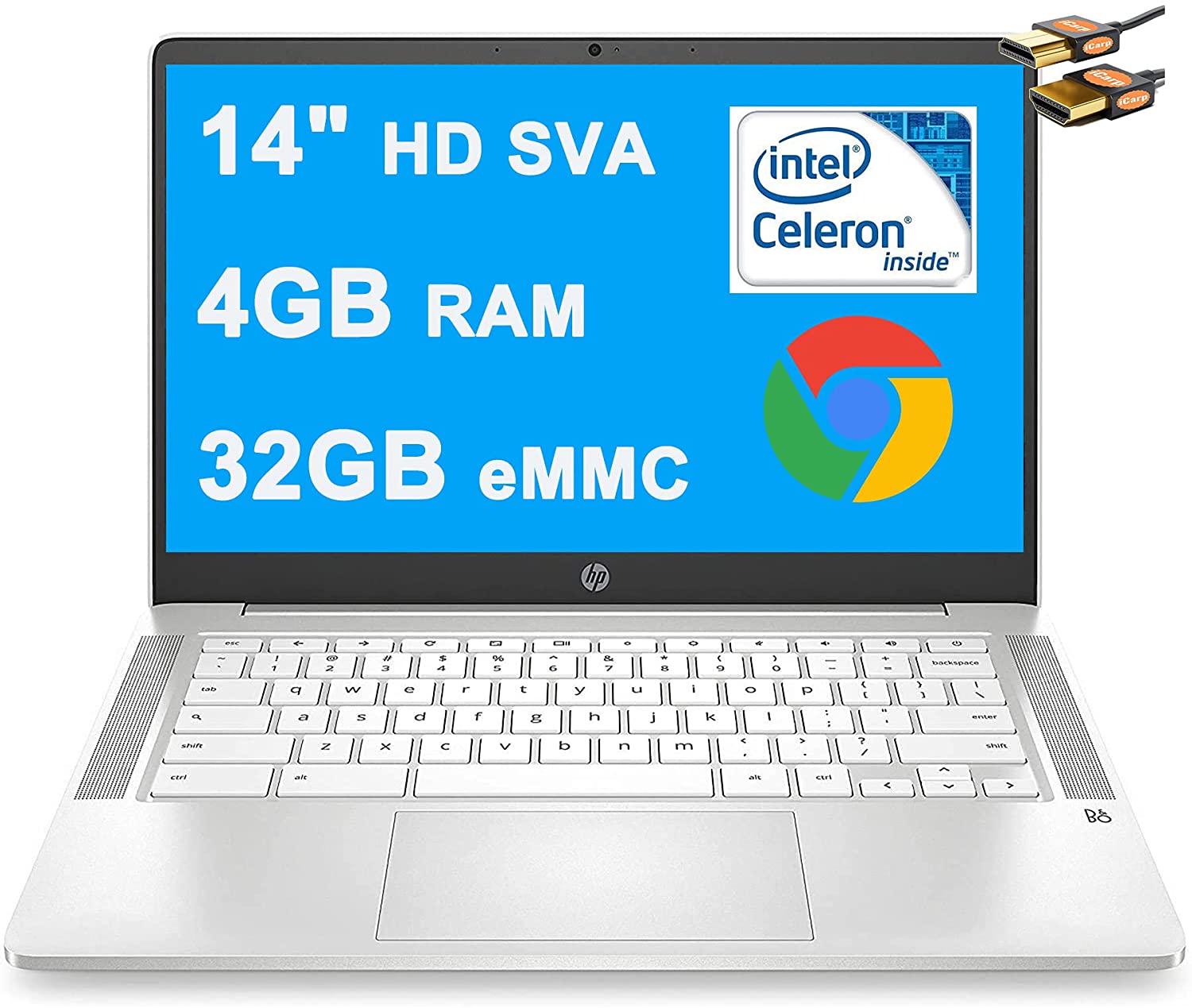 HP Chromebook 14 - Celeron N4020 · UHD Graphics 600 · 14.0”, HD (1366 x ...