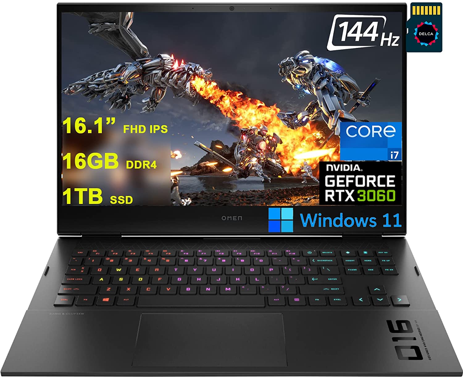 HP OMEN 16 - i7-11800H · RTX 3060 (Laptop) · 16.1″, Full HD (1920 x ...