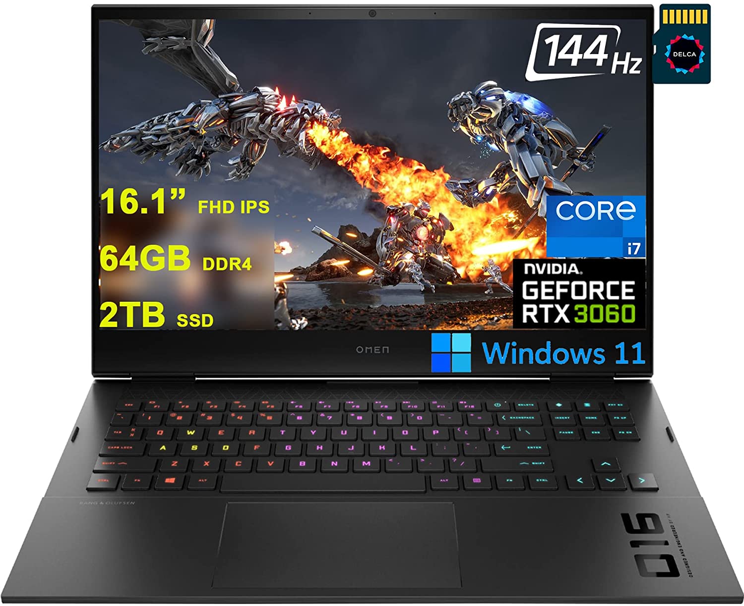 HP OMEN 16 - i7-11800H · RTX 3060 (Laptop) · 16.1″, Full HD (1920 x ...