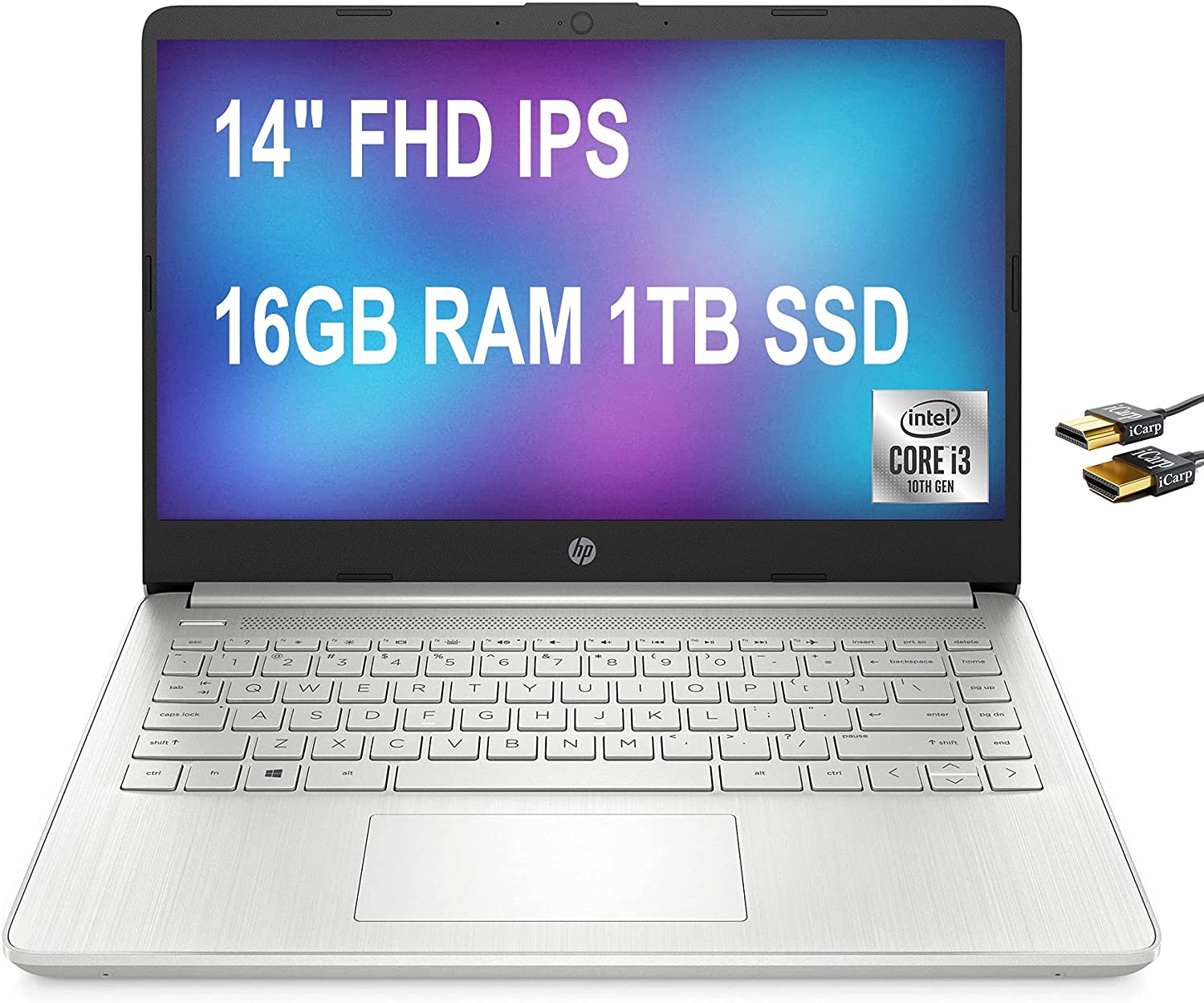 HP 14 - i3-1005G1 · UHD Graphics G1 · 14.0”, Full HD (1920 x 1080), IPS ...