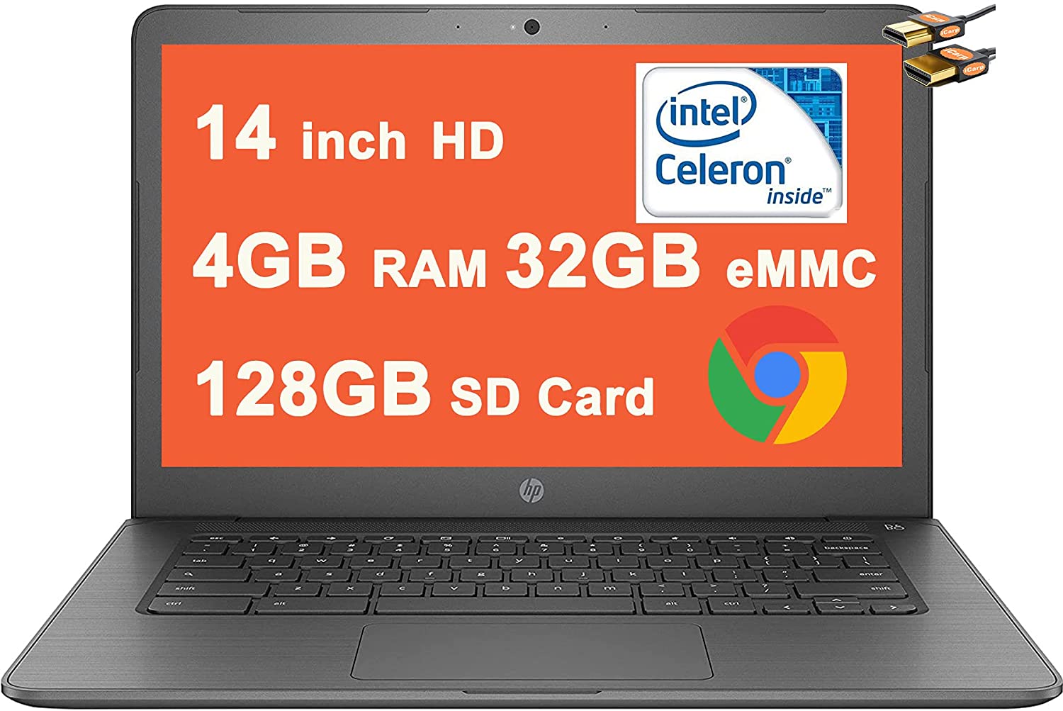 HP Chromebook 14 - Celeron N3350 · HD Graphics 500 · 14.0”, HD (1366 x ...