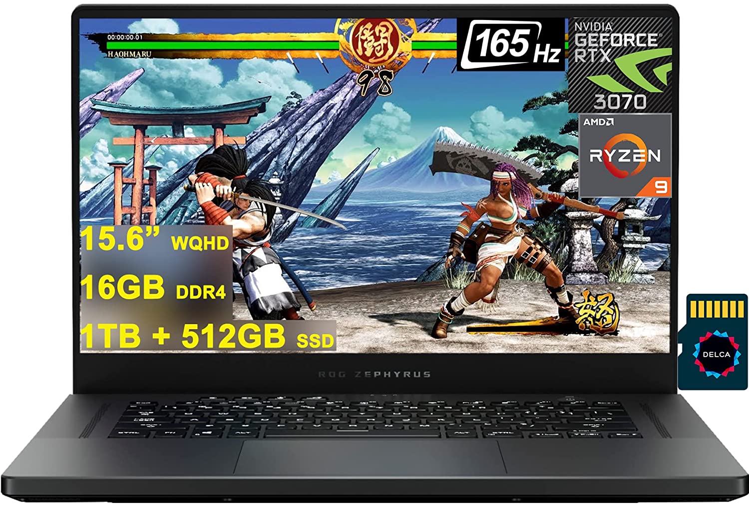 ASUS ROG Zephyrus G15 GA503 - Ryzen 9 5900HS · RTX 3070 100W · 15.6 ...