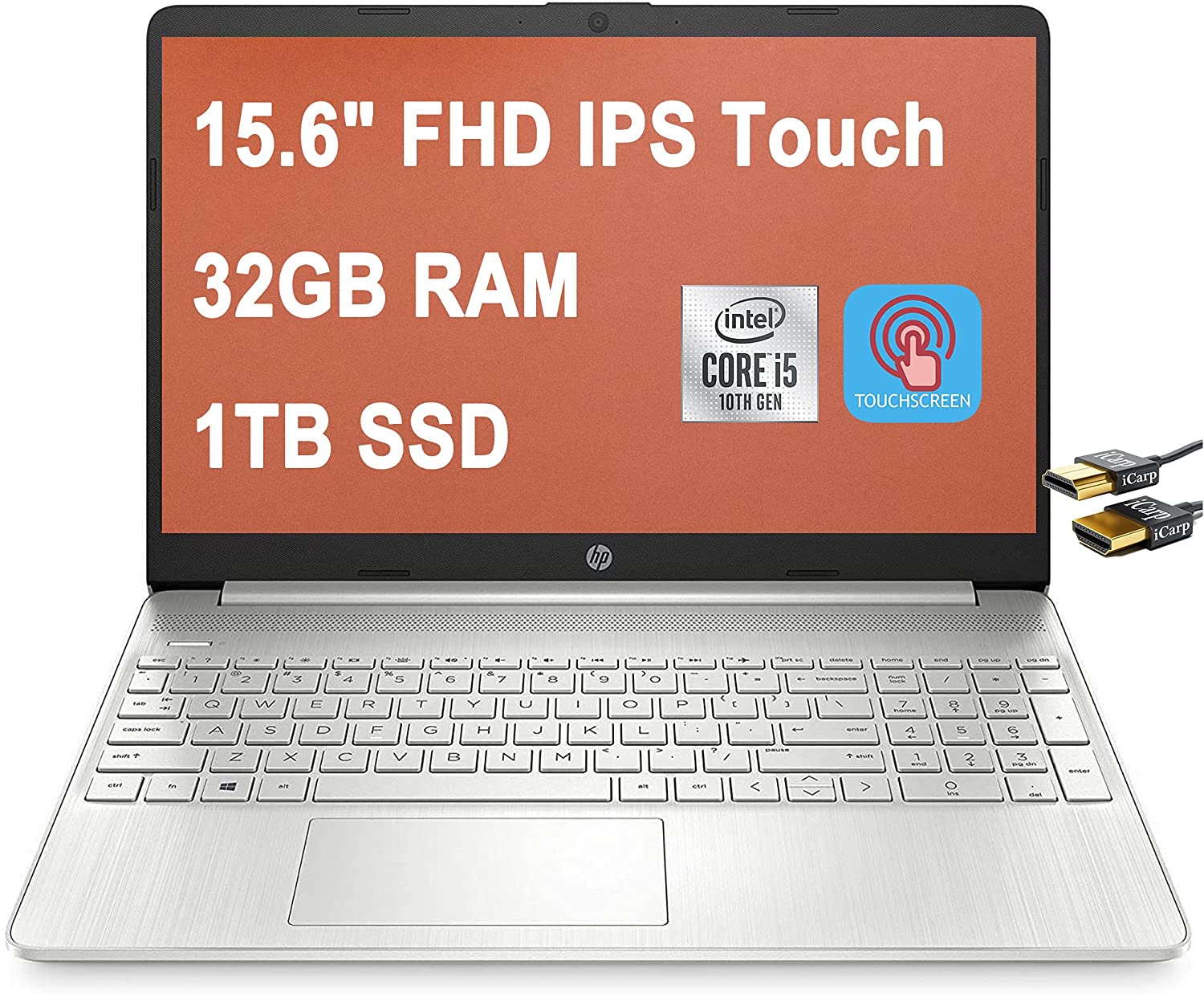 HP 15 - i5-1035G1 · UHD Graphics G1 · 15.6”, Full HD (1920 x 1080), IPS ...