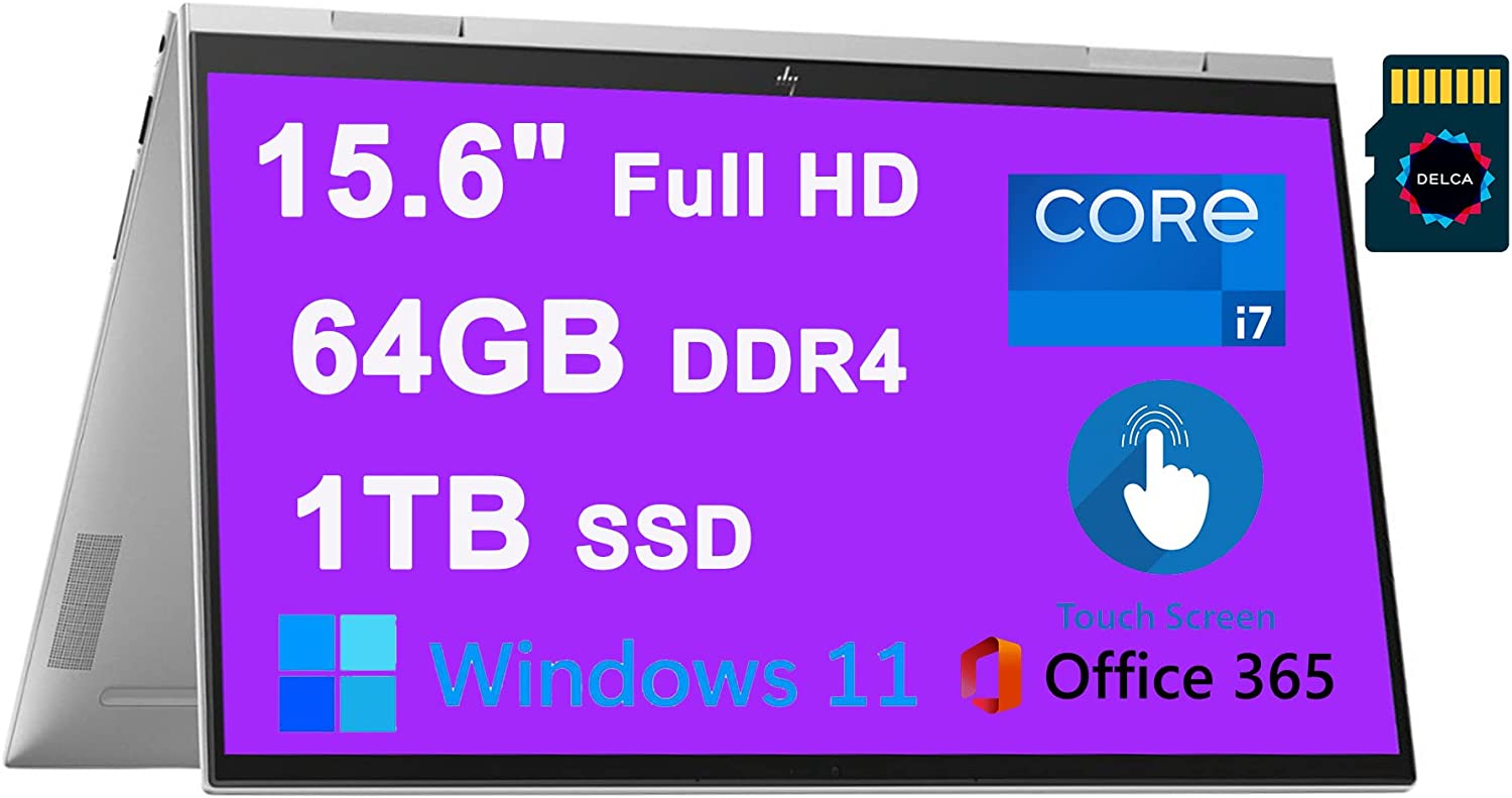 HP ENVY x360 15 - i7-1195G7 · Xe Graphics G7 · 15.6”, Full HD (1920 x ...