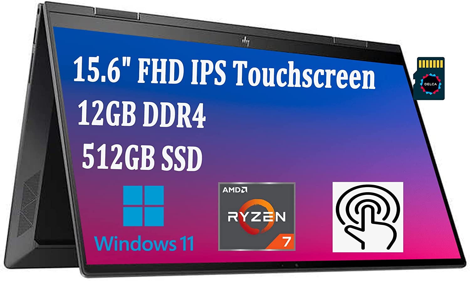 HP ENVY x360 15 - Ryzen 5 5700U · AMD Radeon RX Vega 8 (Ryzen 4000 ...