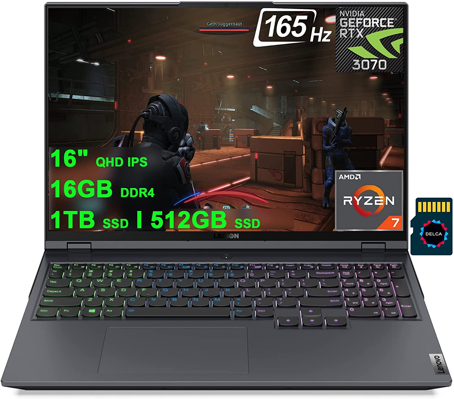 Lenovo Legion 5 Pro 16 - Ryzen 5 5800H · RTX 3060 130W · 16.0", QHD ...